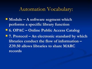 School library automation | PPT