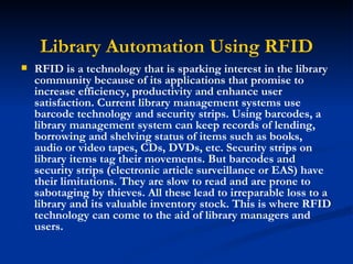 School library automation | PPT
