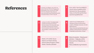 School Library: Evaluation | Presentation | PPT