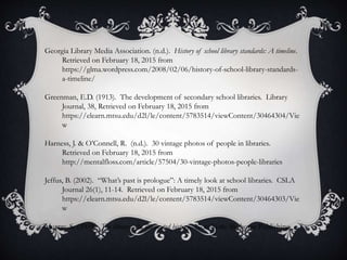 School libraryhistory | PPTX | Education