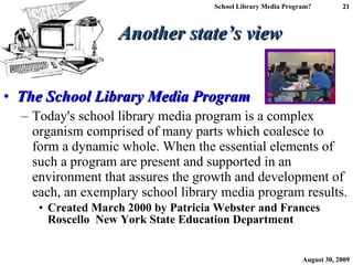 School Library Media Program | PPT
