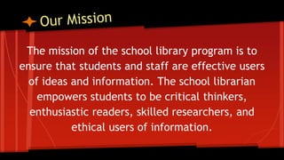 School library presentation | PPTX