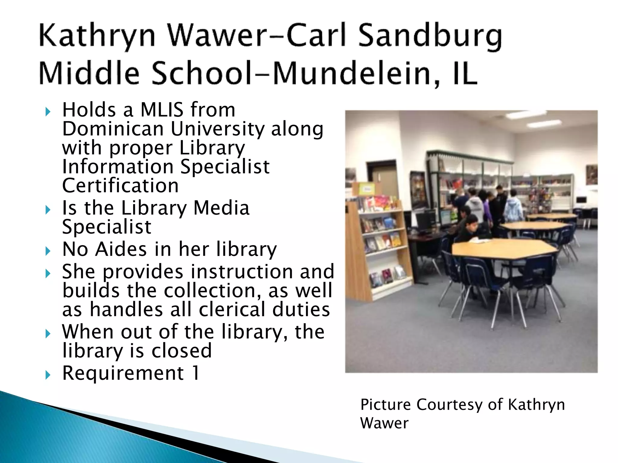 School library staffing | PPTX