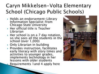 School library staffing | PPTX