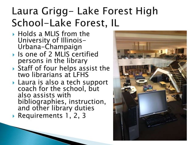 School library staffing | PPTX