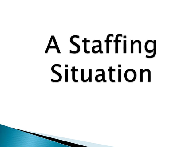School library staffing | PPTX