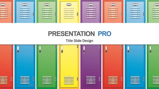 School lockers | PPT