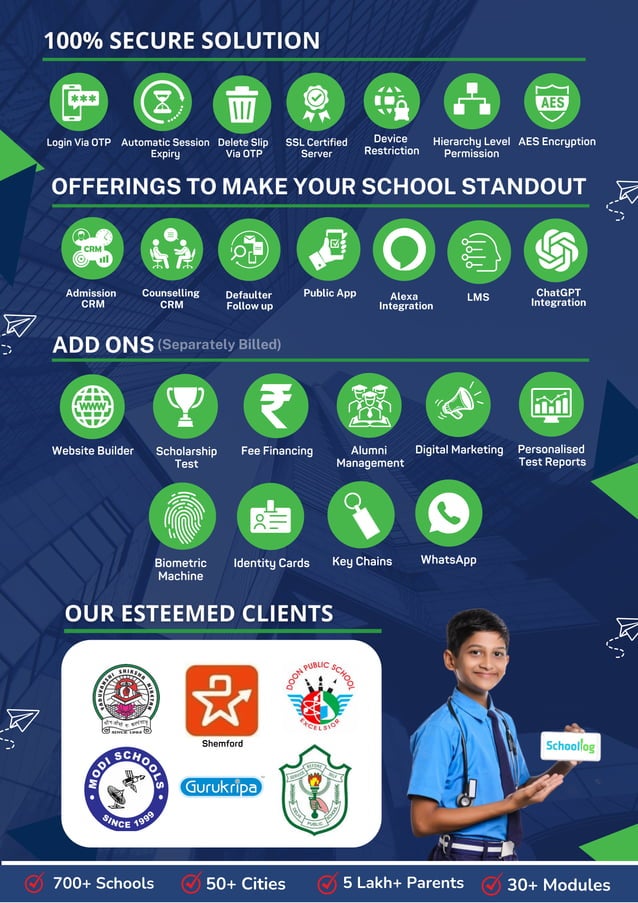 Best School Management System - SchoolLog | PDF