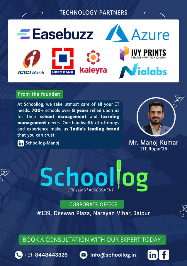 Best School Management System - SchoolLog | PDF