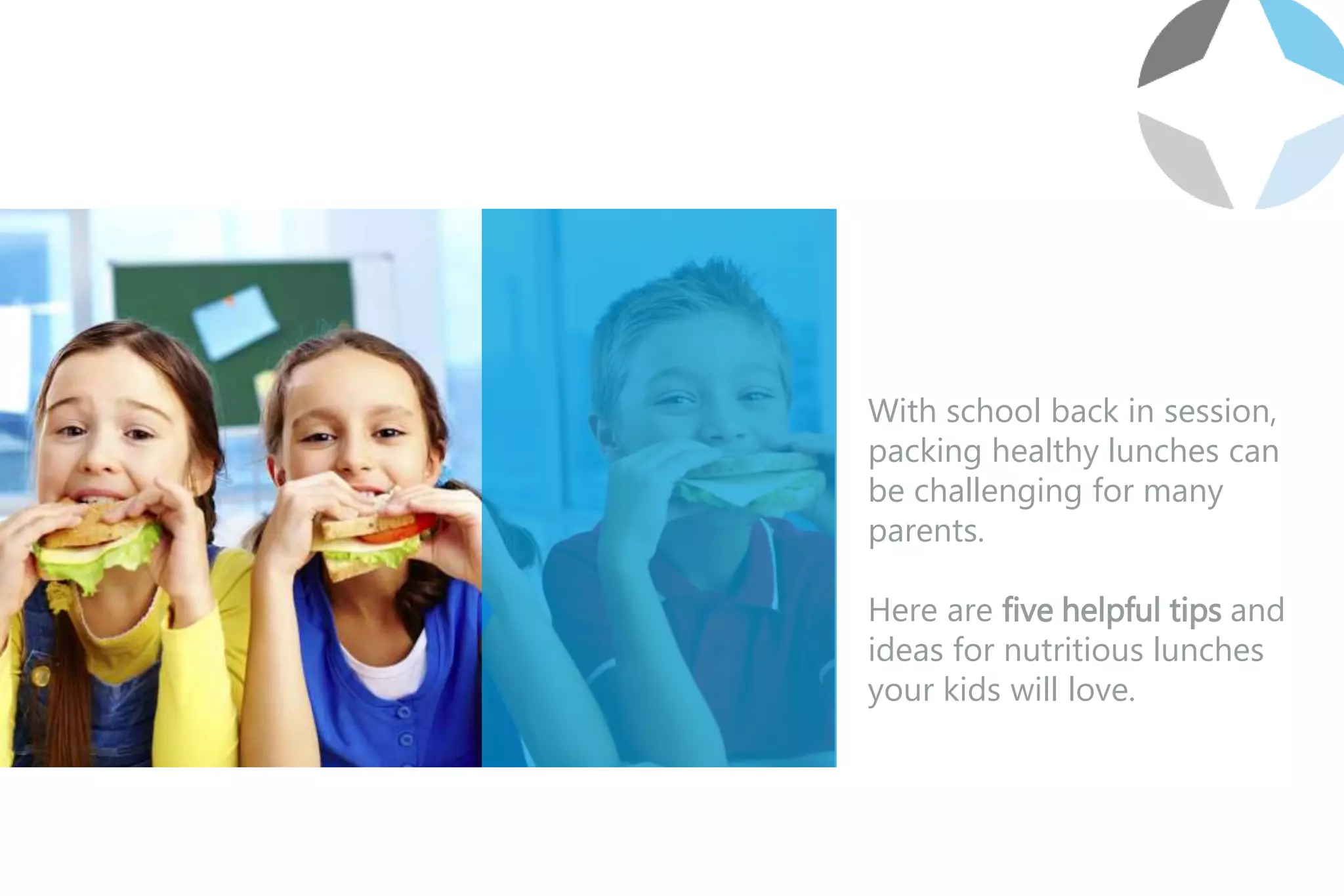 Healthy School Lunches for Kids | PPTX