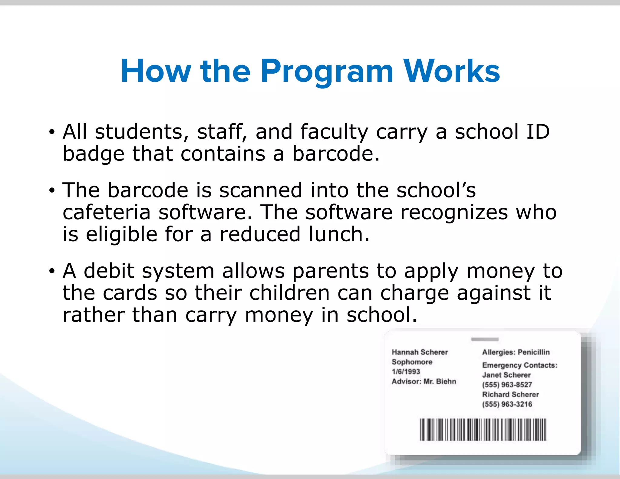How to Implement a K-12 School Lunch Card Program | PPSX