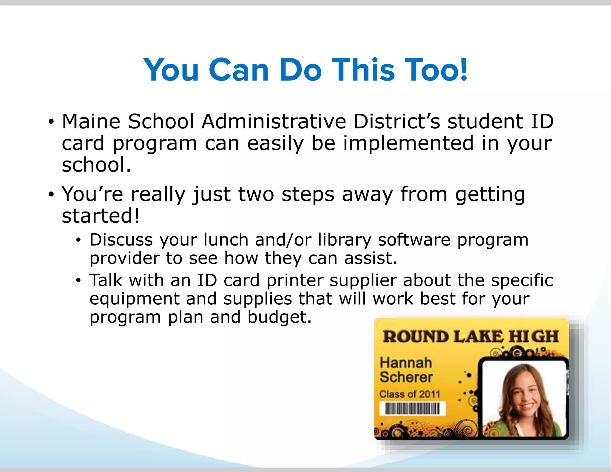 How to Implement a K-12 School Lunch Card Program | PPSX