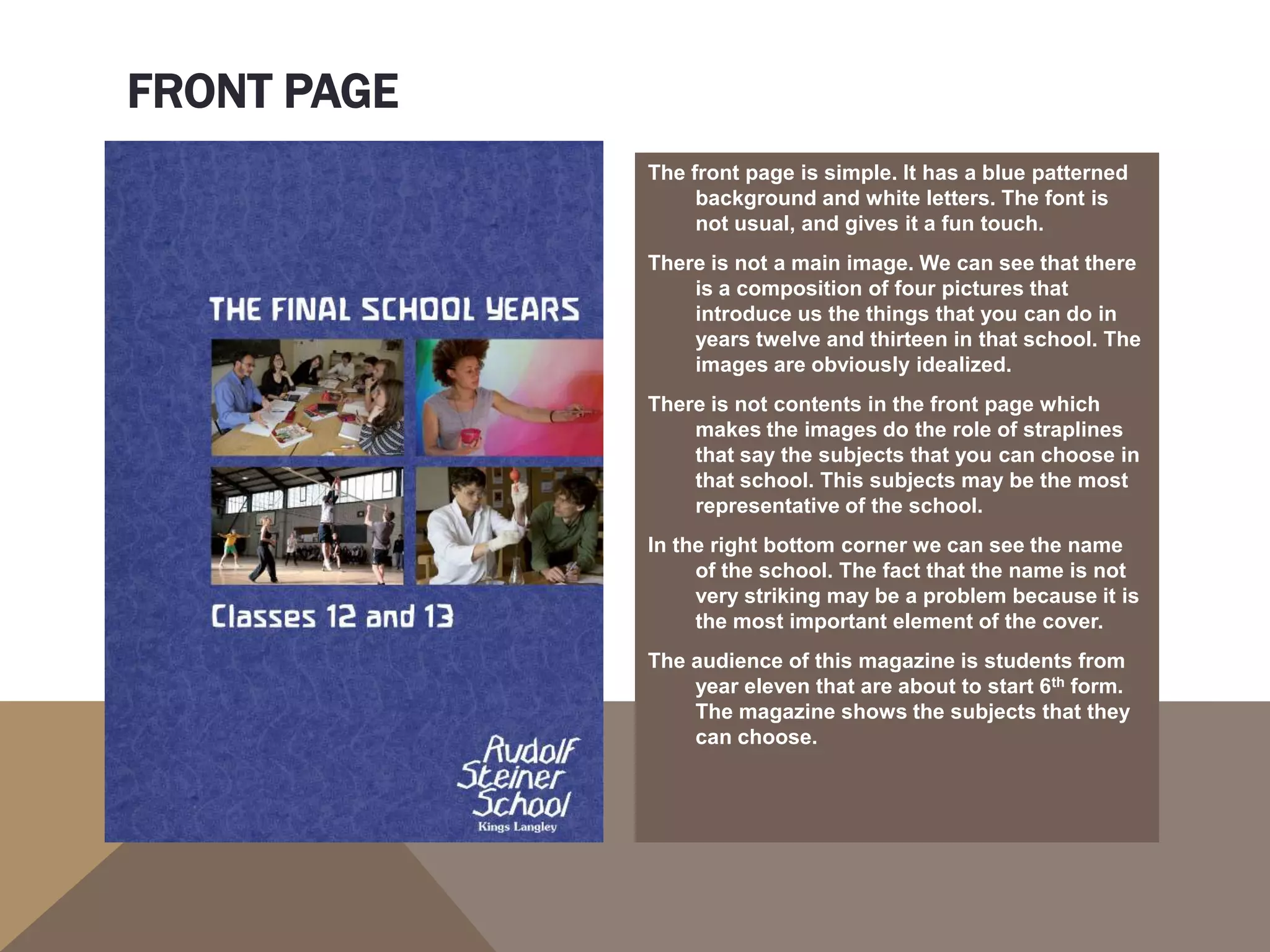 School magazine | PPTX
