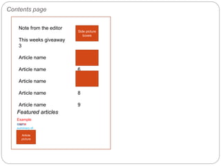 School magazine design layout | PPTX