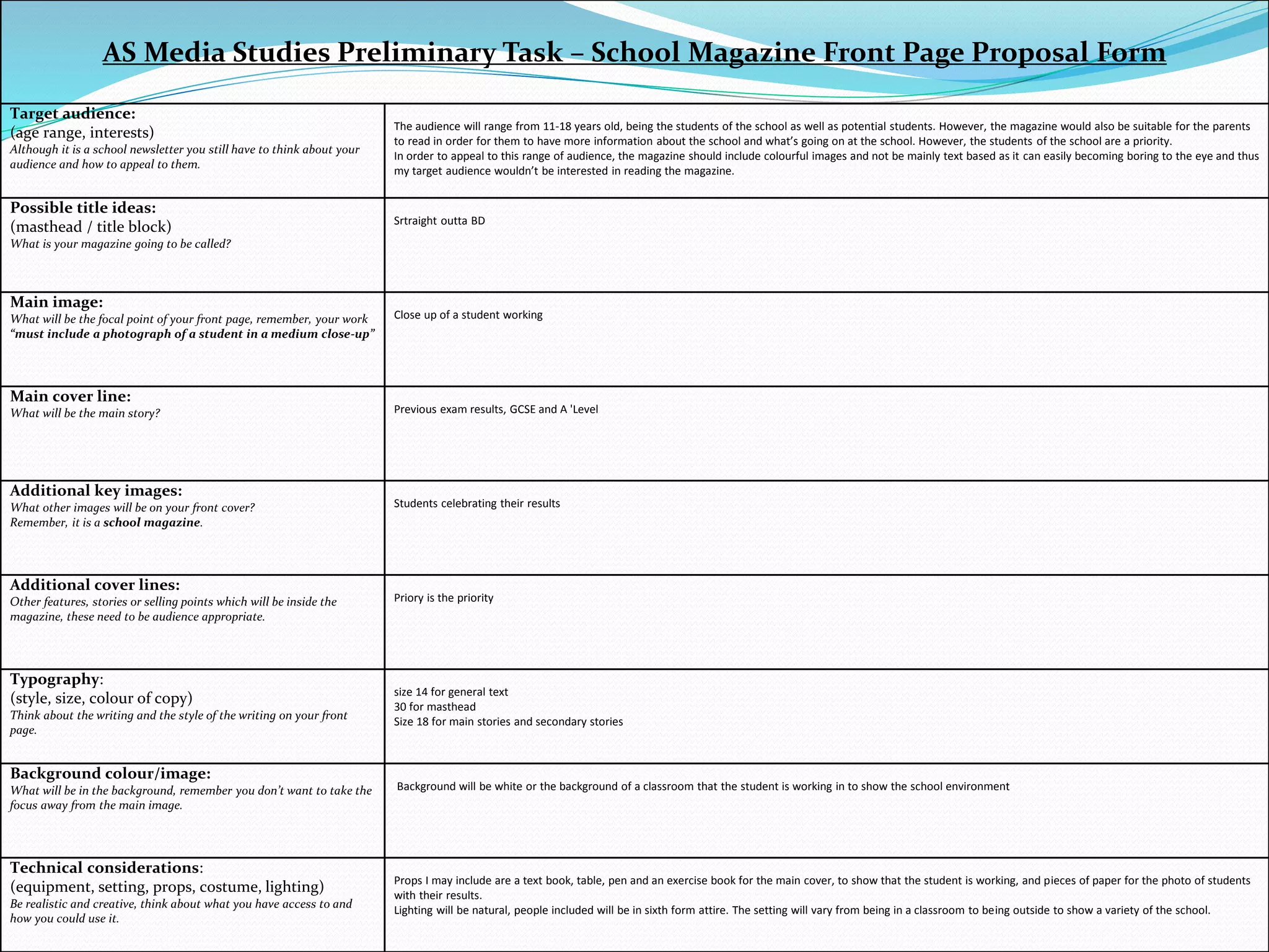 School magazine | PPTX