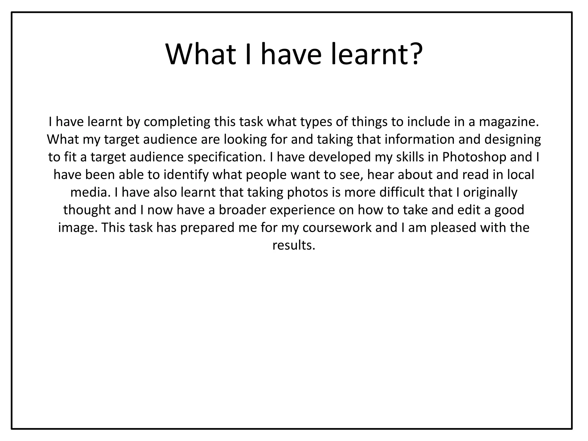 Preliminary Task School Magazine | PPTX