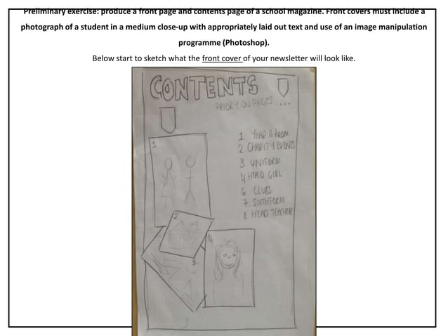 Preliminary Task School Magazine | PPTX
