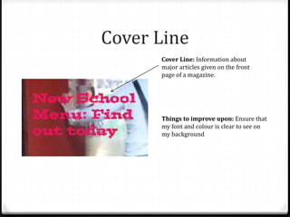 School magazine evaluation | PPTX | Technology & Computing