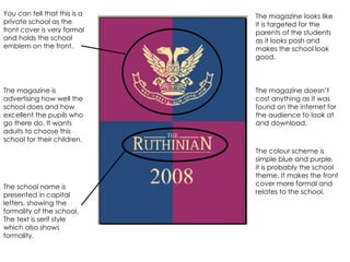 School Magazine Examples | PPT