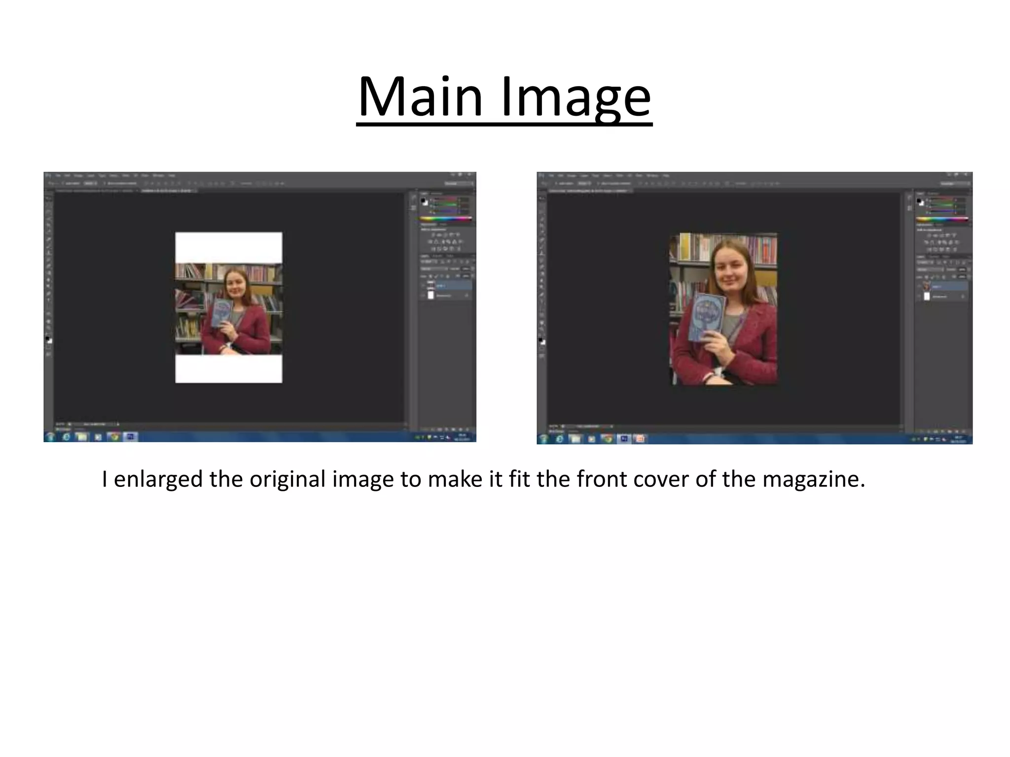 School magazine front cover powerpoint | PPTX