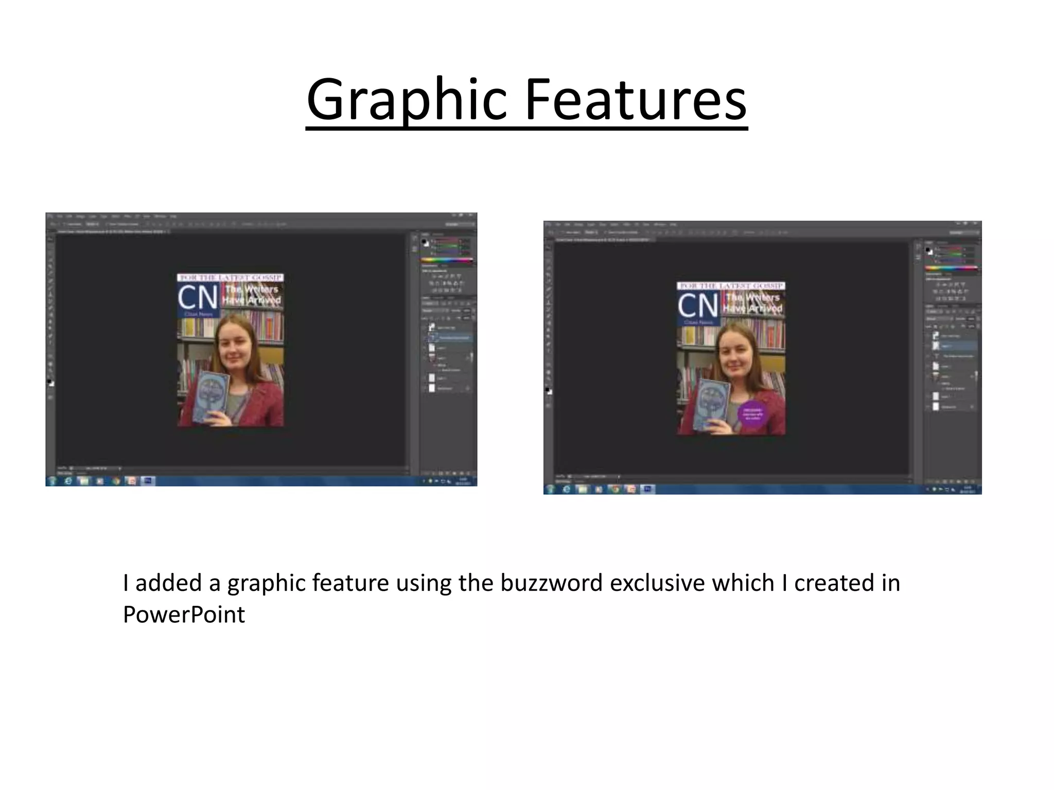 School magazine front cover powerpoint | PPTX