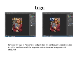 School magazine front cover powerpoint | PPT