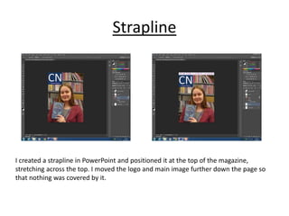 School magazine front cover powerpoint | PPT