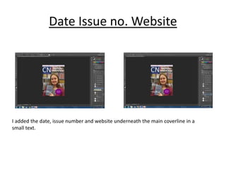 School magazine front cover powerpoint | PPT