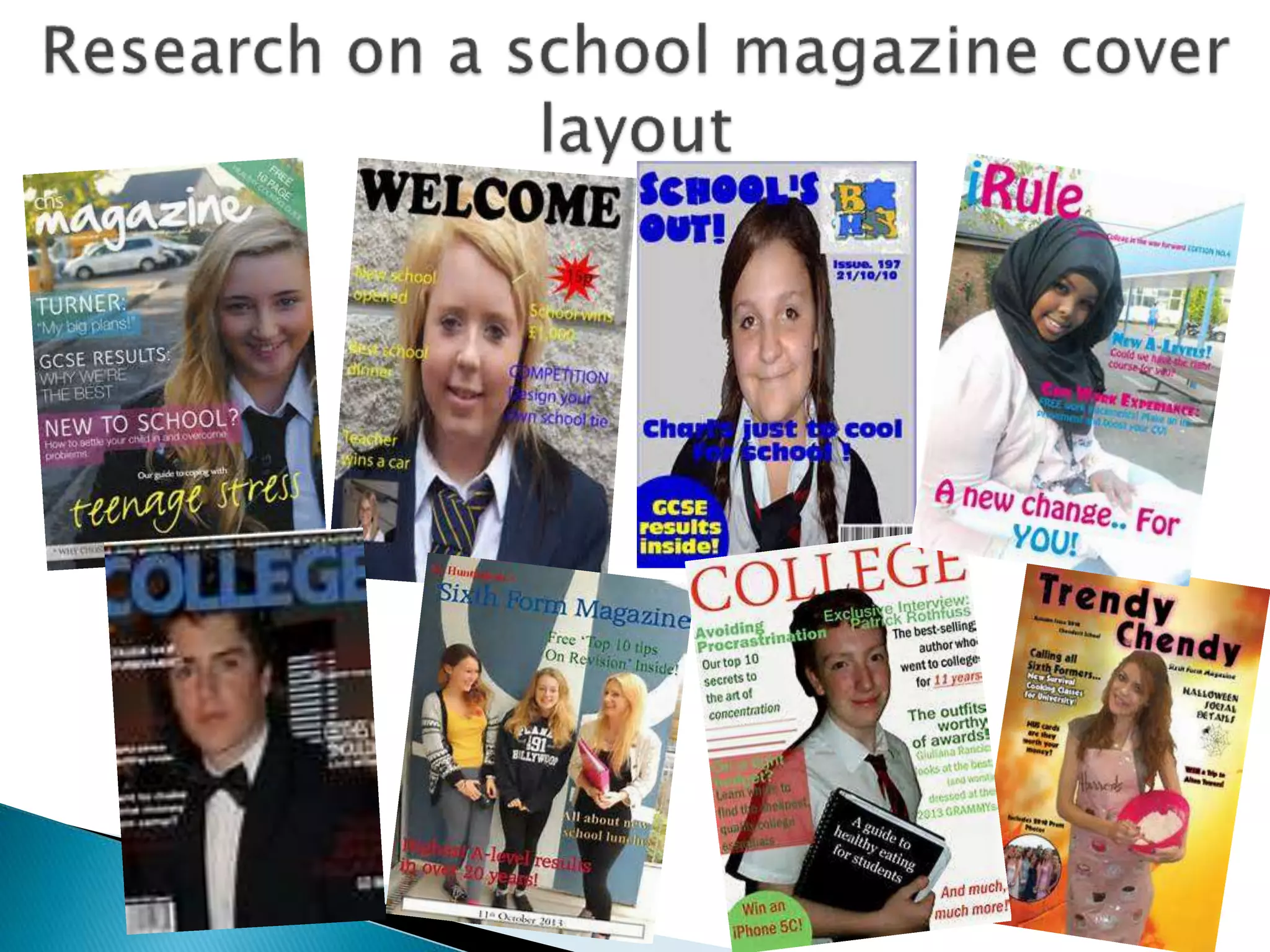 School magazine ideas | PPTX