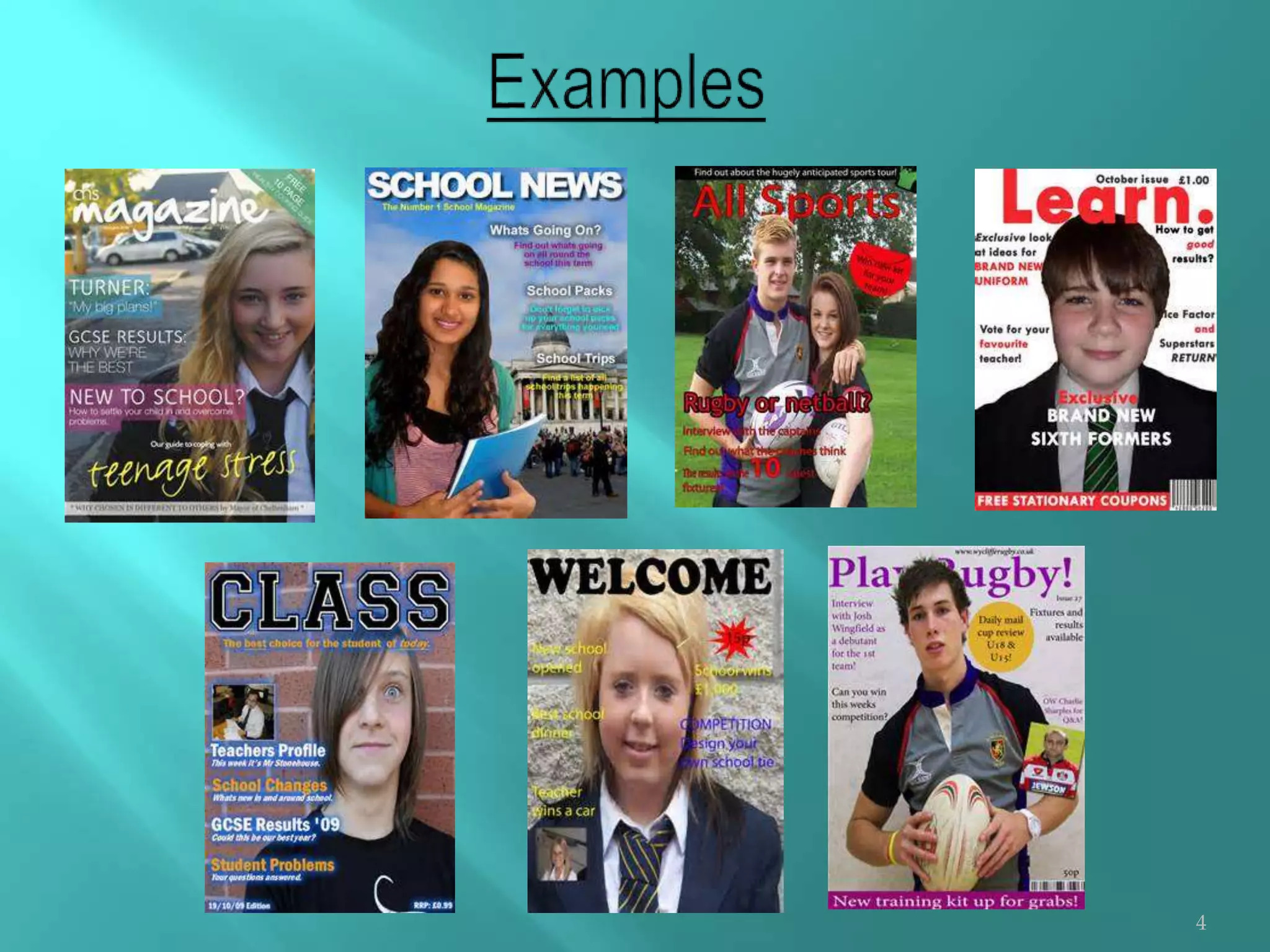School Magazine Ideas | PPTX