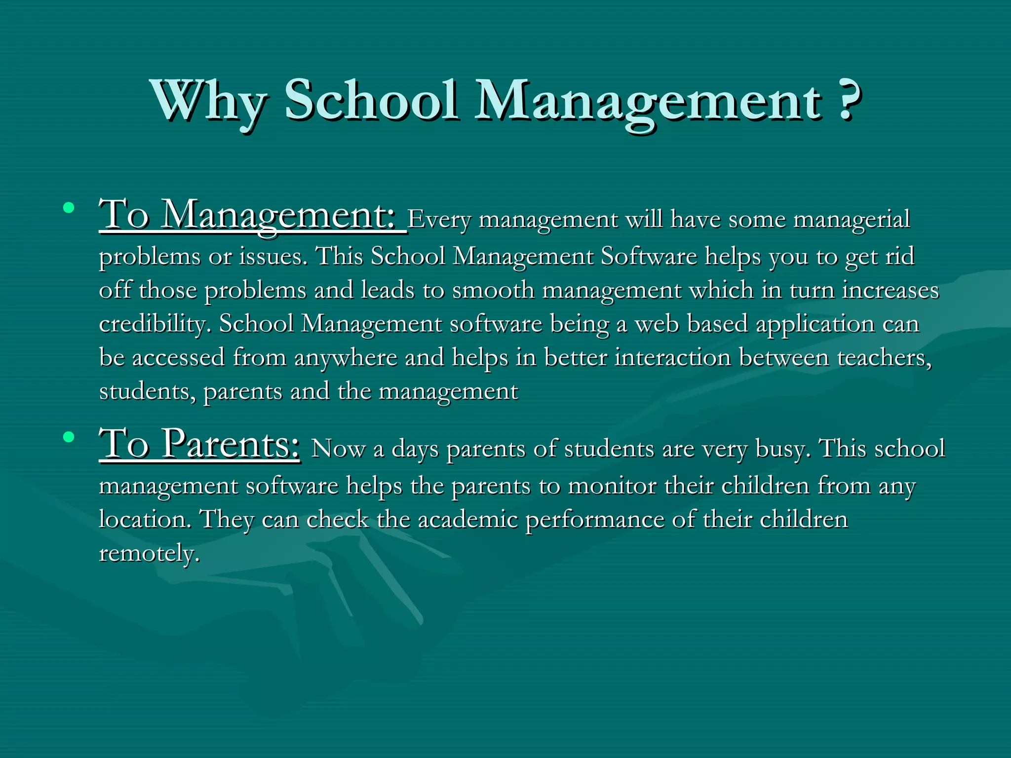 School Management | PPT