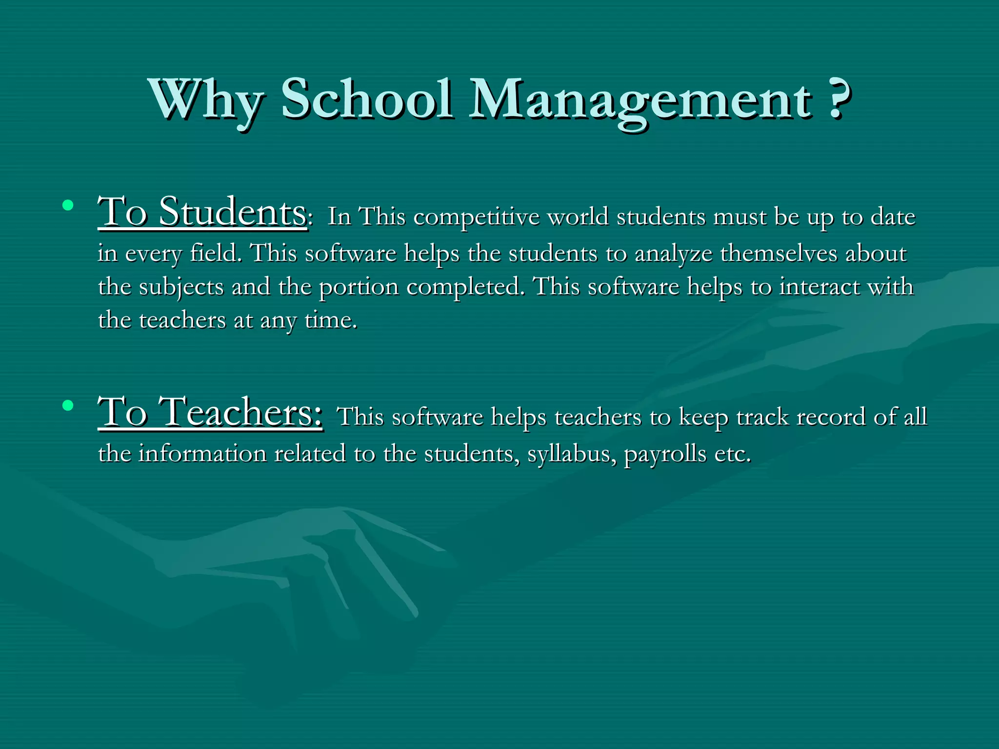 School Management | PPT