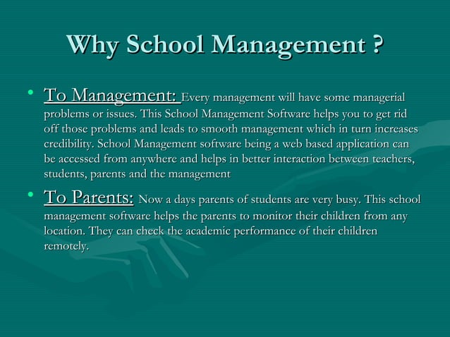 School Management | PPT