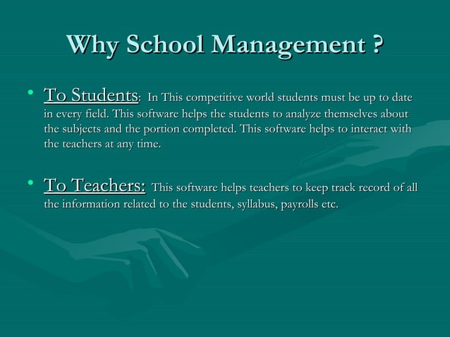 School Management | PPT