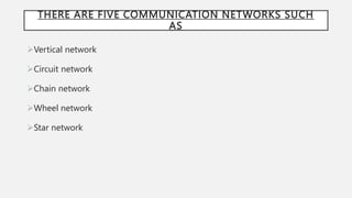 Schoo Meetings and Establishing Communication Network | PPTX