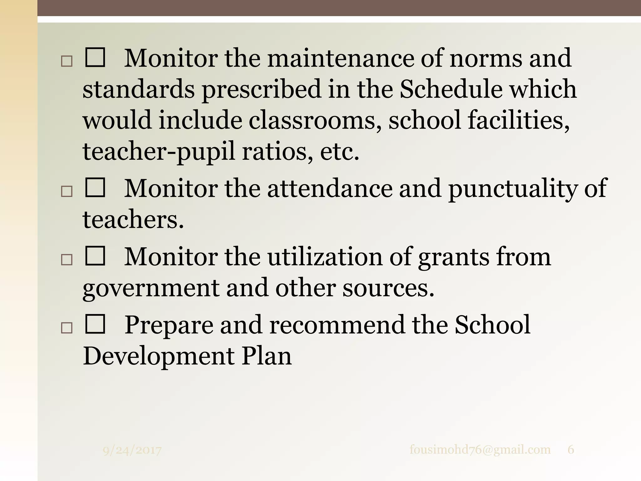 School management committee | PPTX
