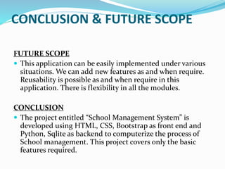 School Management initial django.pptx