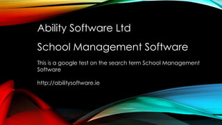 School management software | PDF | Computer Software and Applications | Computing