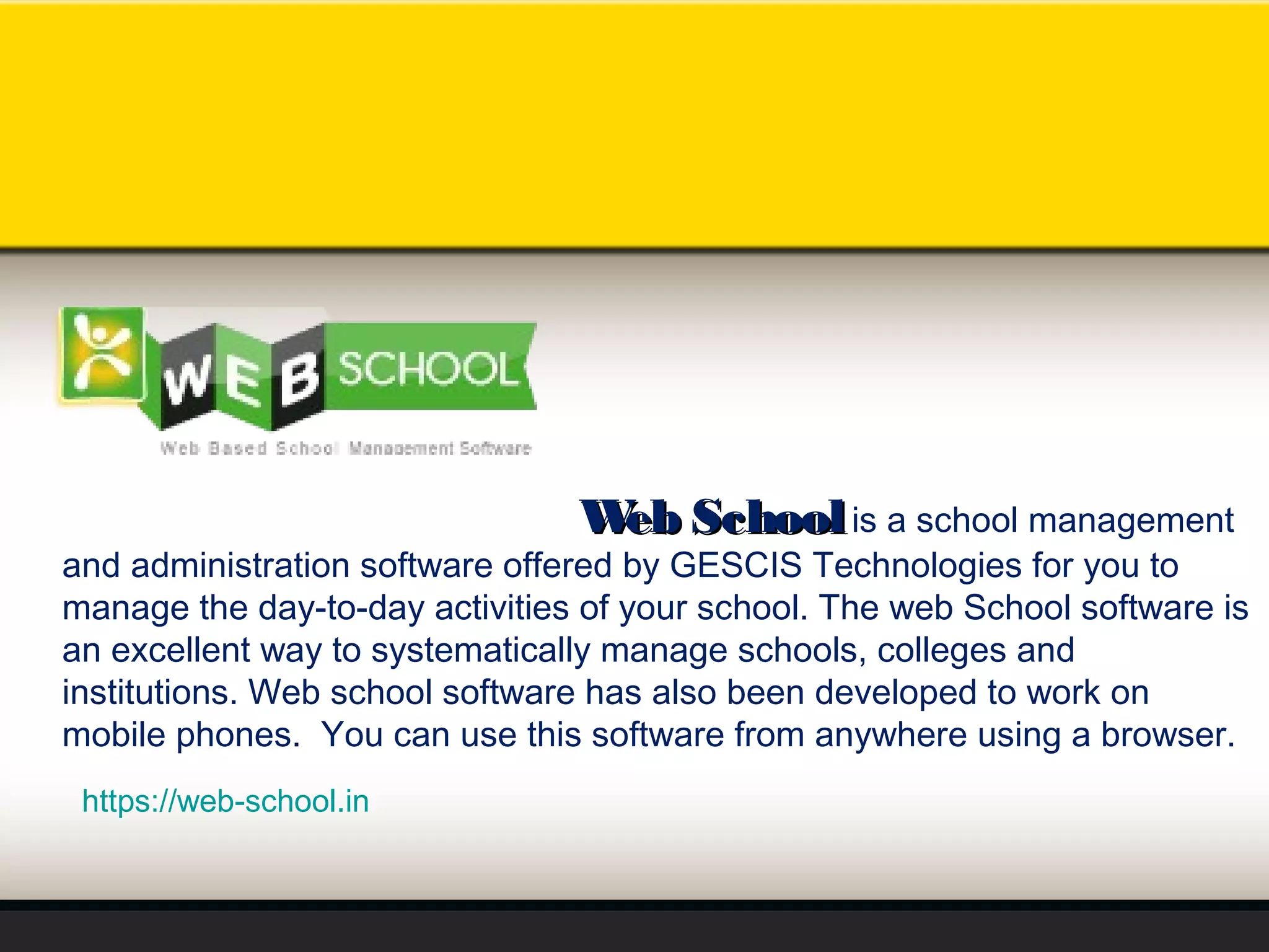 School management software | PPT