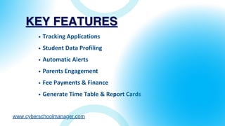 Efficient School Management System: Cyber School Manager | PPT