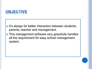 School management system | PPT