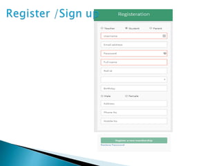 School management system | PPTX