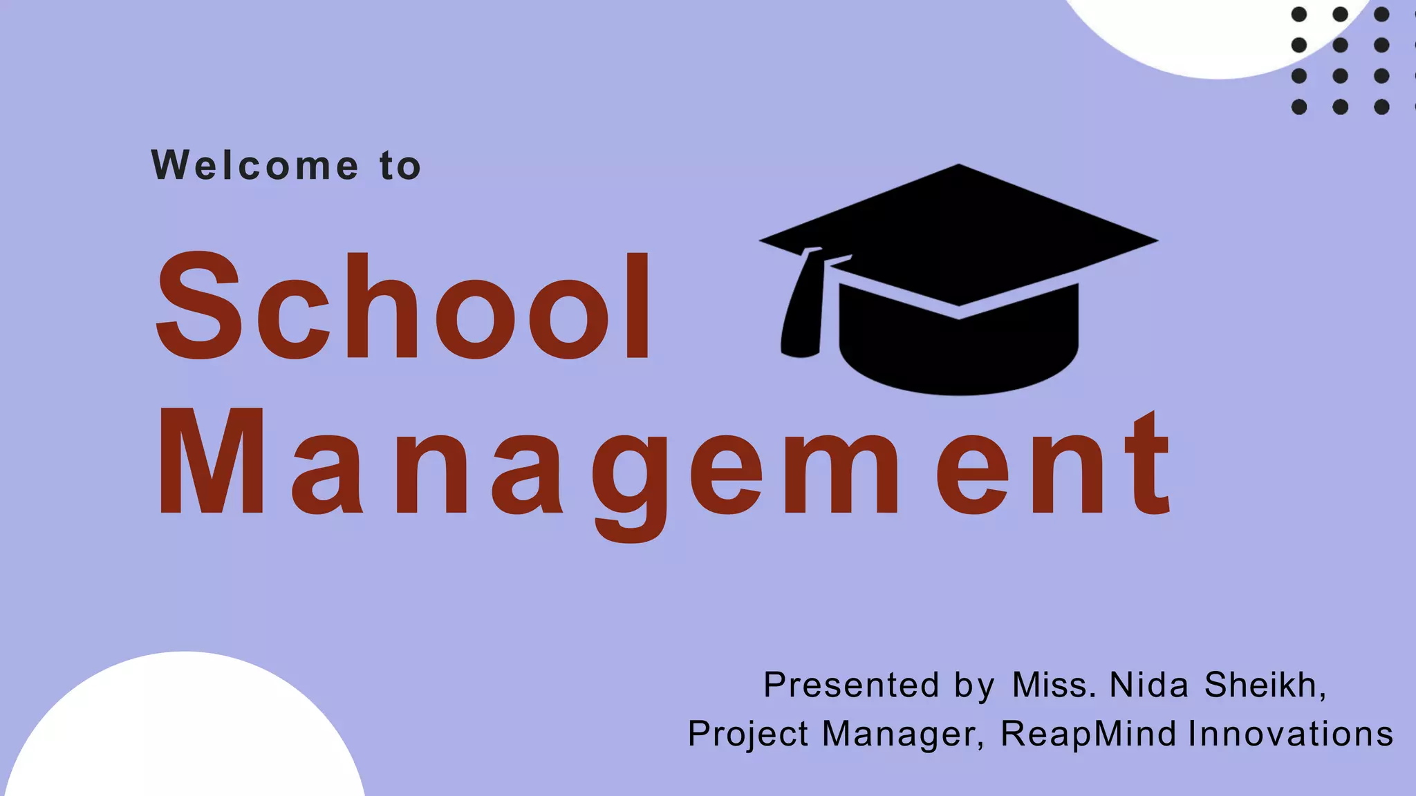 School Management system | PPTX