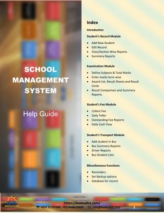 School Management System Pdf