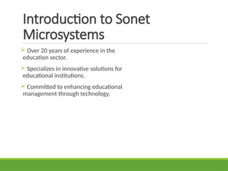 Comprehensive School Management System – Smart ERP Solution for Schools | PPT