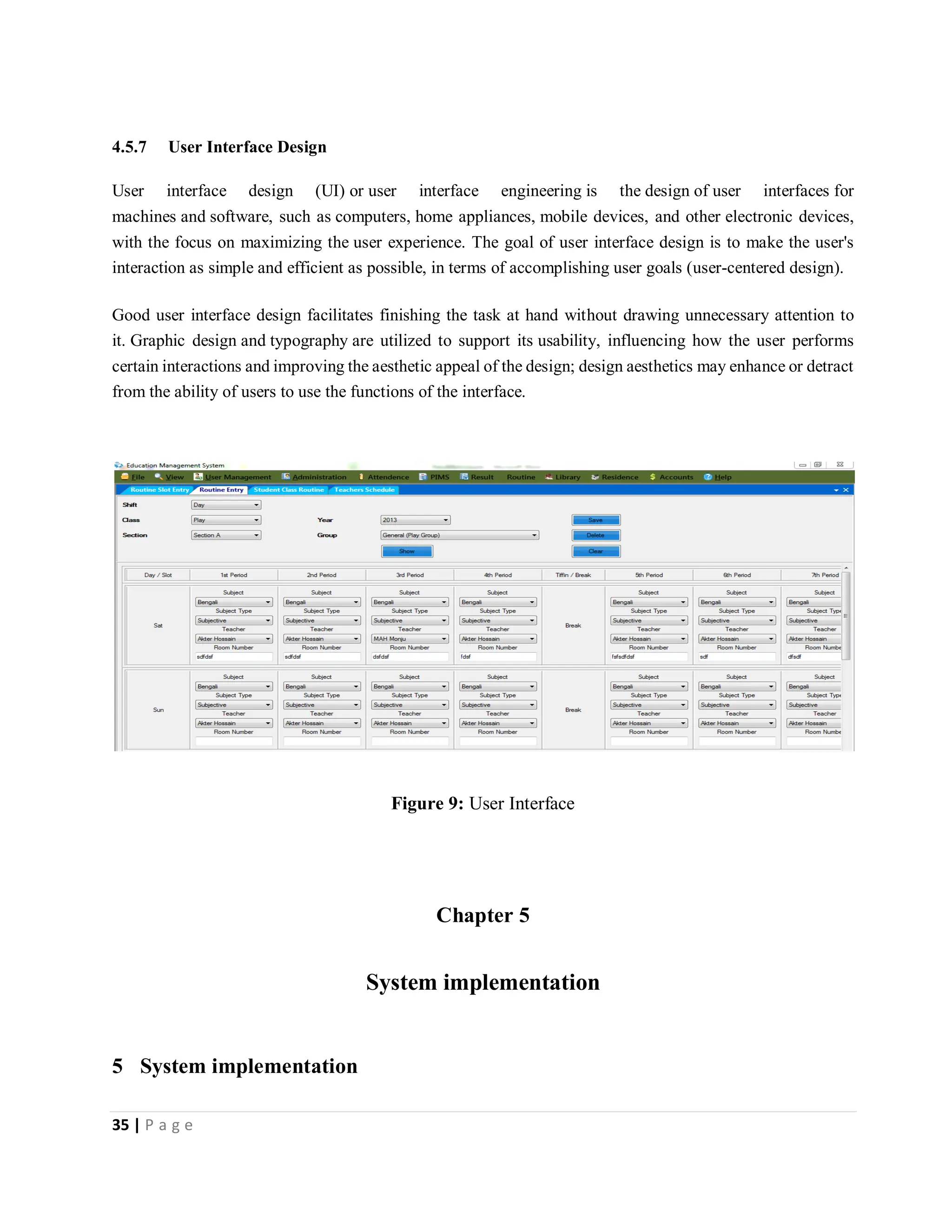 School management system project report.pdf | Databases | Computer Software and Applications