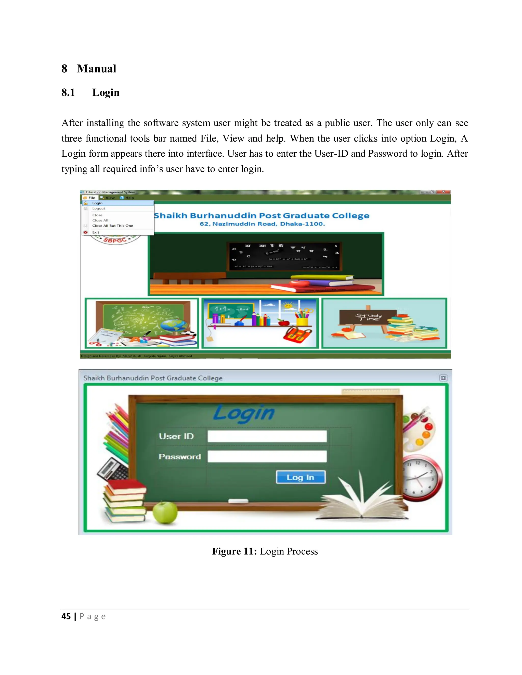 School management system project report.pdf | Databases | Computer ...