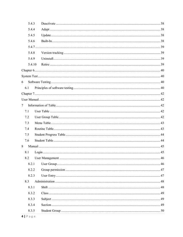 School management system project report.pdf | Databases | Computer ...