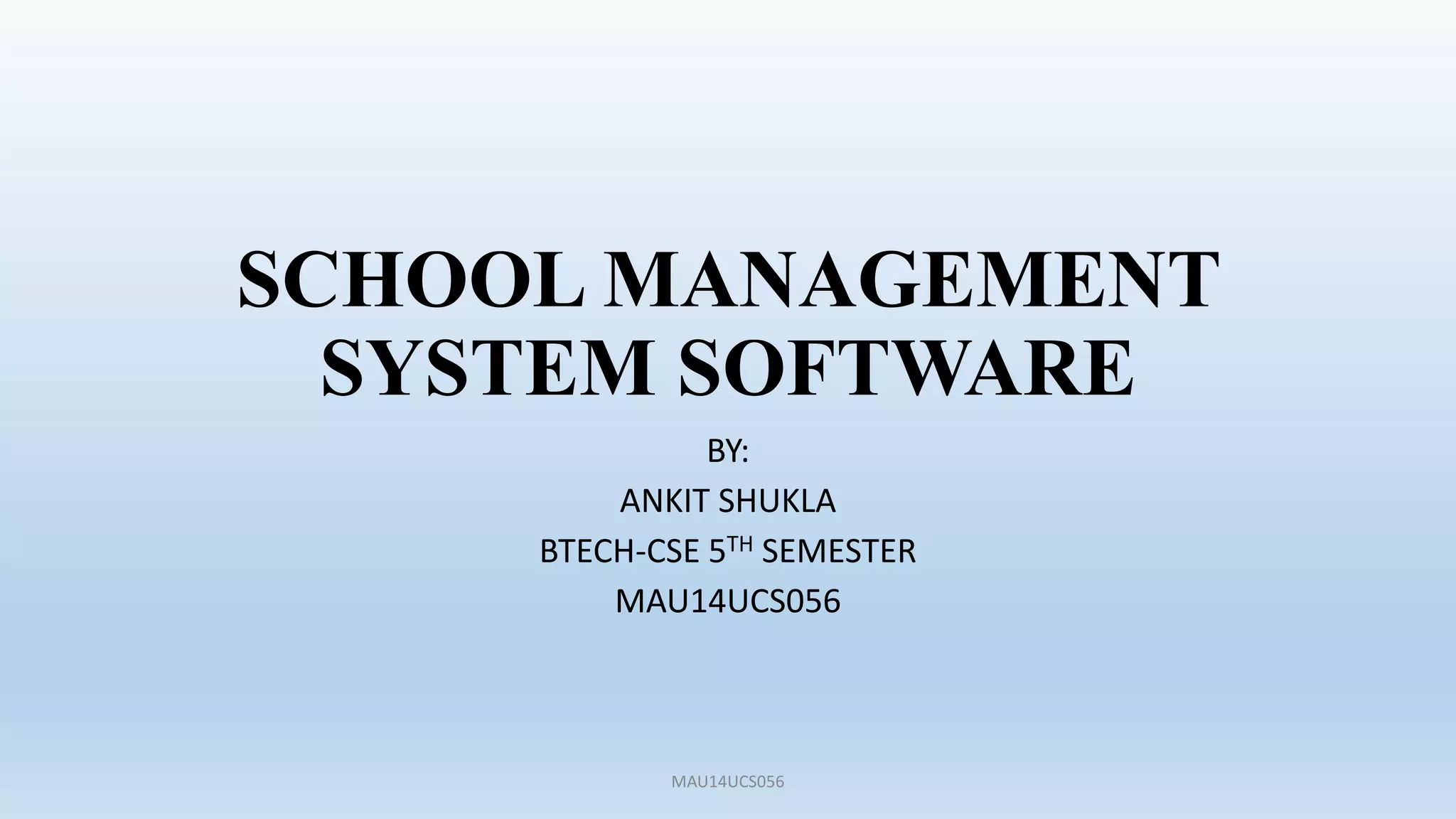 School billing system software | PPT