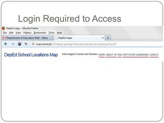 DepEd School Mapping Project through Crowdsourcing | PPTX